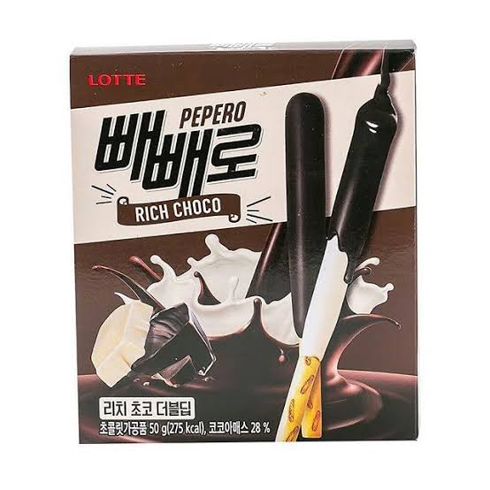 lotte pepero rich choco | Snack Affair