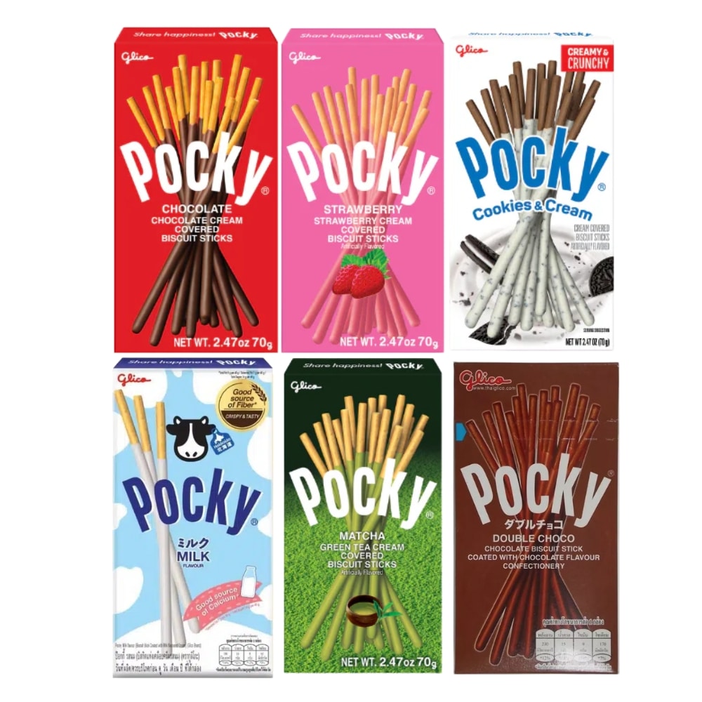 Pocky Bundle (6 flavours) | Buy Pocky Sticks in Australia