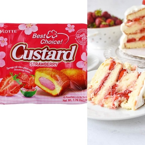 lotte_strawberry_custard_cake | Snack Affair