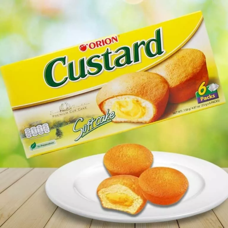 Orion Original Custard Pie (6 pcs) | Shop Choco Pie & Korean Snacks