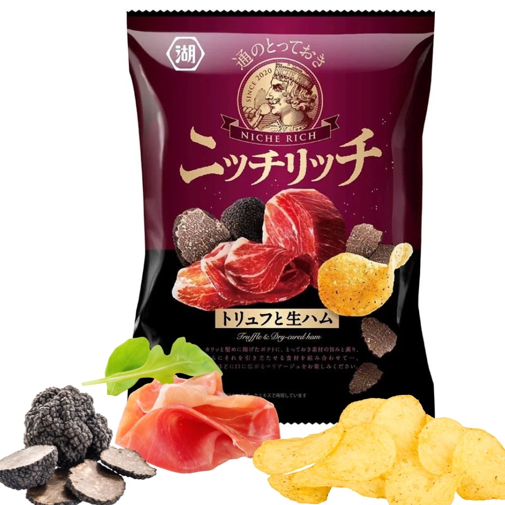 Niche Rich Truffle & Ham Chips – Buy Premium Japanese Snacks | Snack Affair