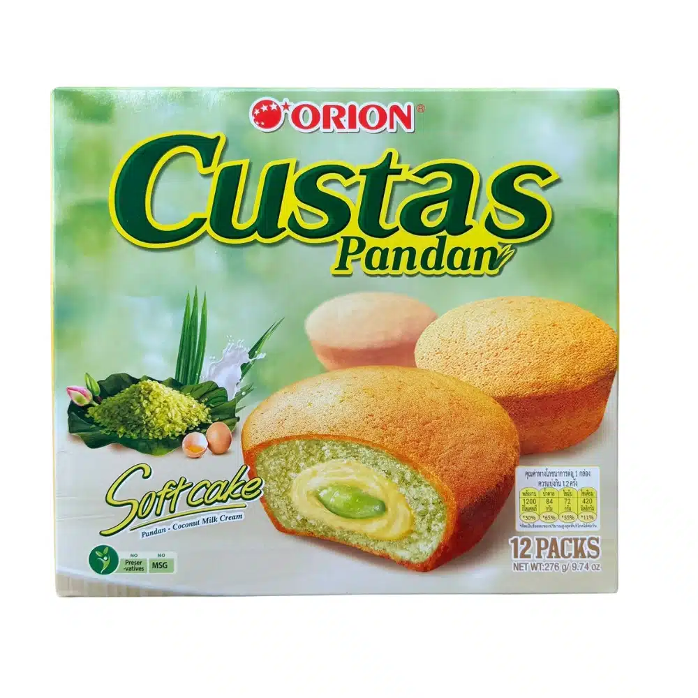 Buy Orion Custas Pandan Softcake in Australia | Snack Affair