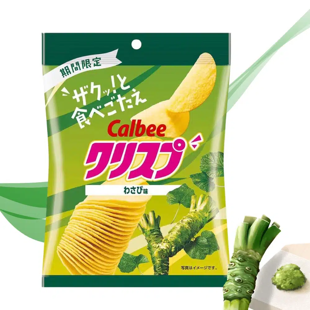 Calbee Wasabi Potato Chips | Snack Affair