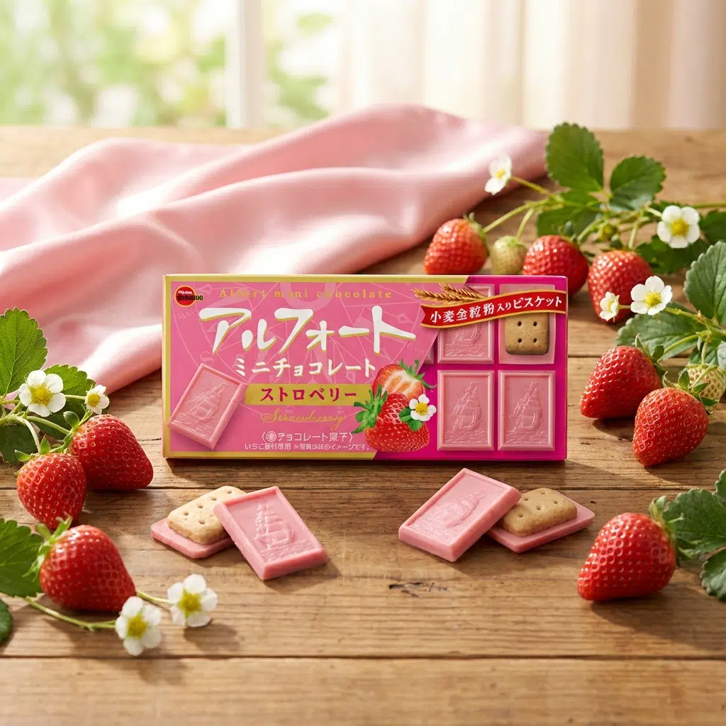 Buy Alfort Mini Chocolate Strawberry in Australia | Japanese Snacks