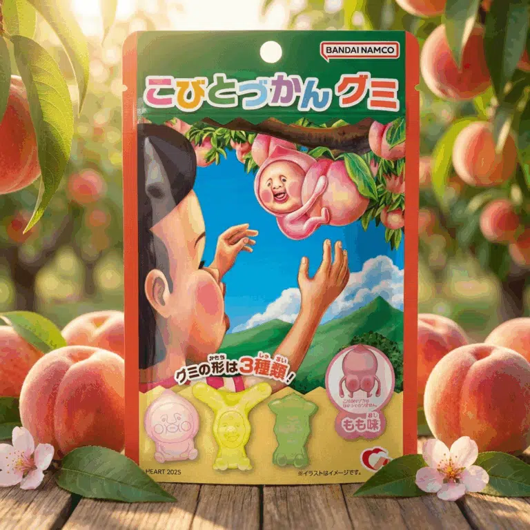 Japanese Kobito-Zukan Peach Gummies | Buy Japanese Candy Australia