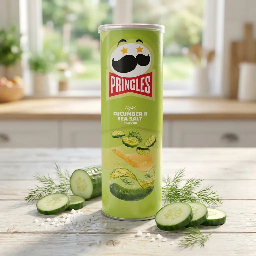 Pringles Light Cucumber & Sea Salt | Buy Pringles Cucumber in Australia