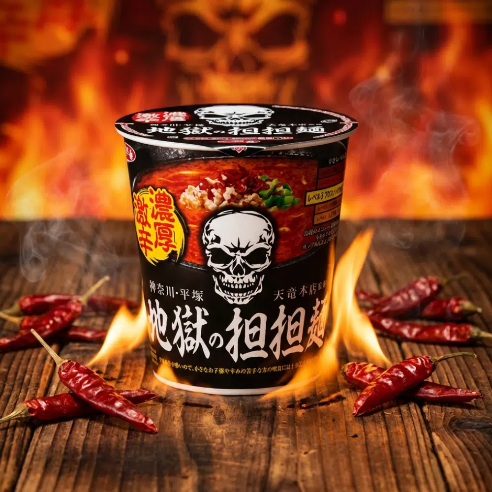 Tenryu Hell’s Tantanmen Cup Ramen | Snack Affair